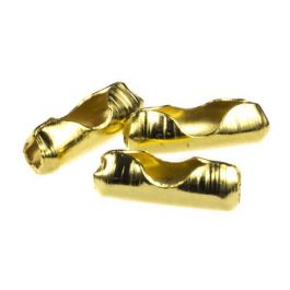 Bolletjesketting Sluiting (past op 2 mm ketting) Goud (200 Stuks)