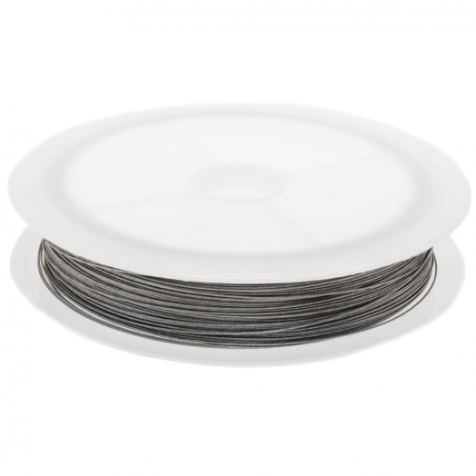 Metaaldraad voor het rijgen van een kralenketting of armband.